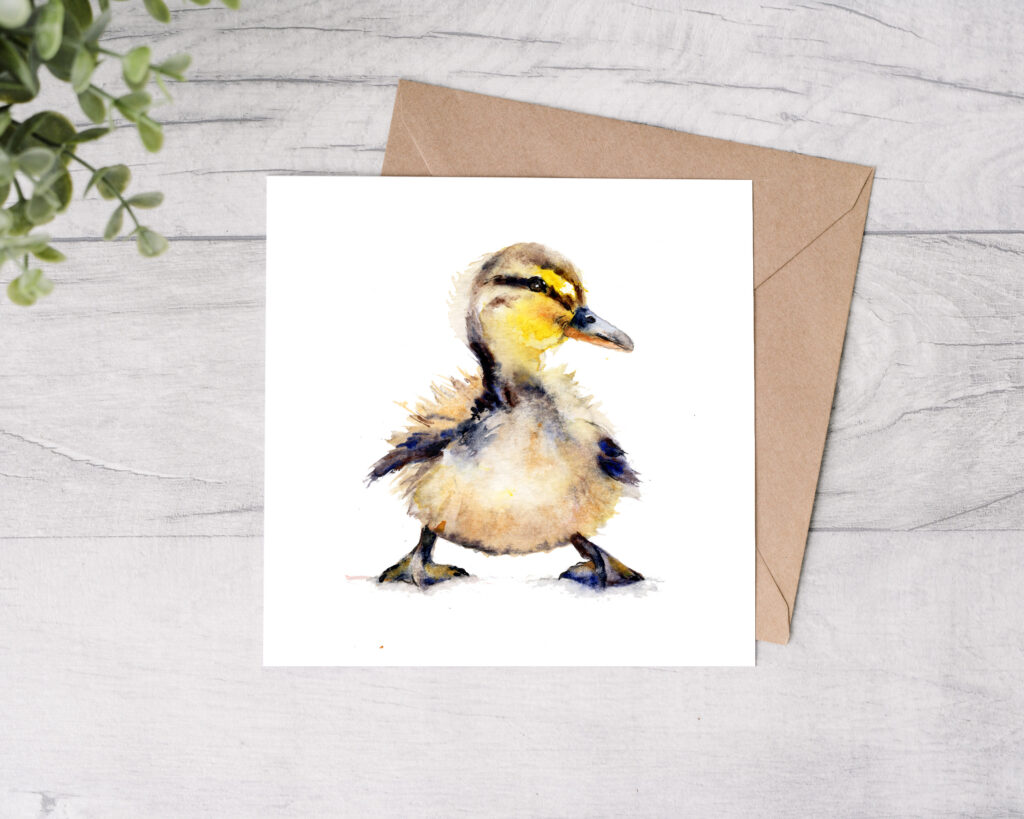 Duckling Greetings Card